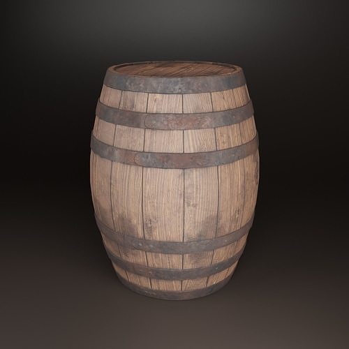 3D model Realistic Barrel VR / AR / low-poly | CGTrader