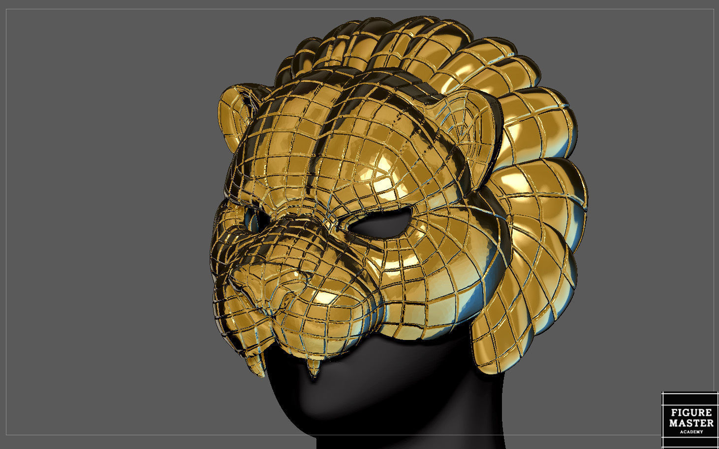 SQUID GAME LION VIP MASK LIFE SIZE COSPLAY PROPS REPLICA NETFLIX 3D ...