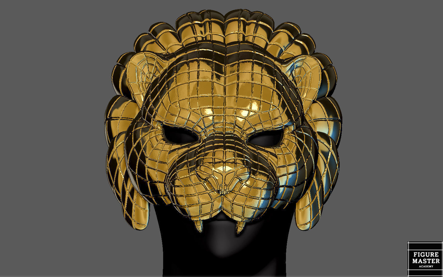 SQUID GAME LION VIP MASK LIFE SIZE COSPLAY PROPS REPLICA NETFLIX 3D ...