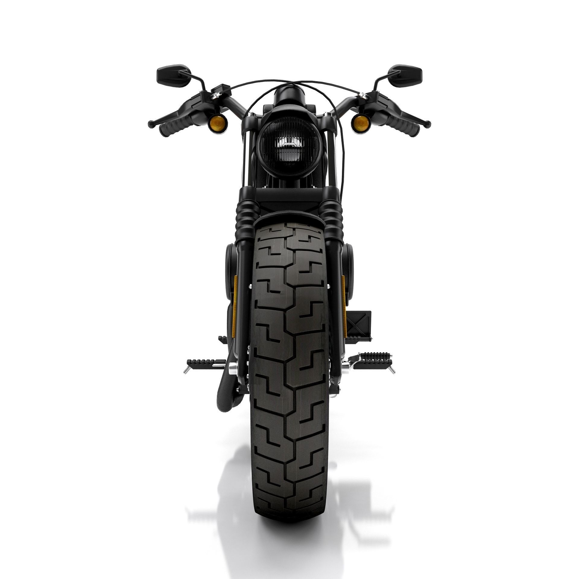 Harley Davidson Iron 883 3D model | CGTrader