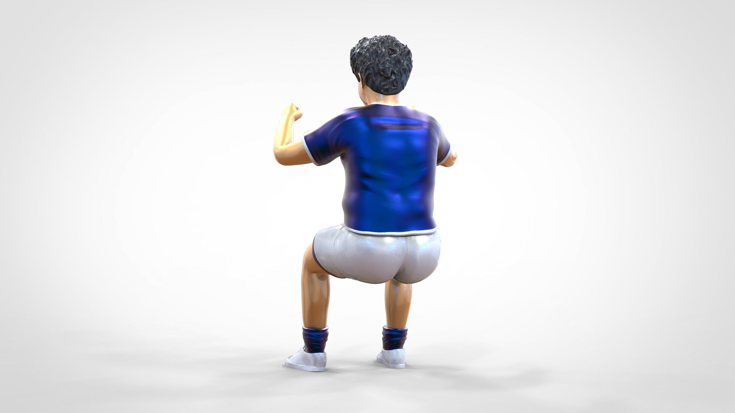 N6 Teenagers Football fan 3D model 3D printable | CGTrader