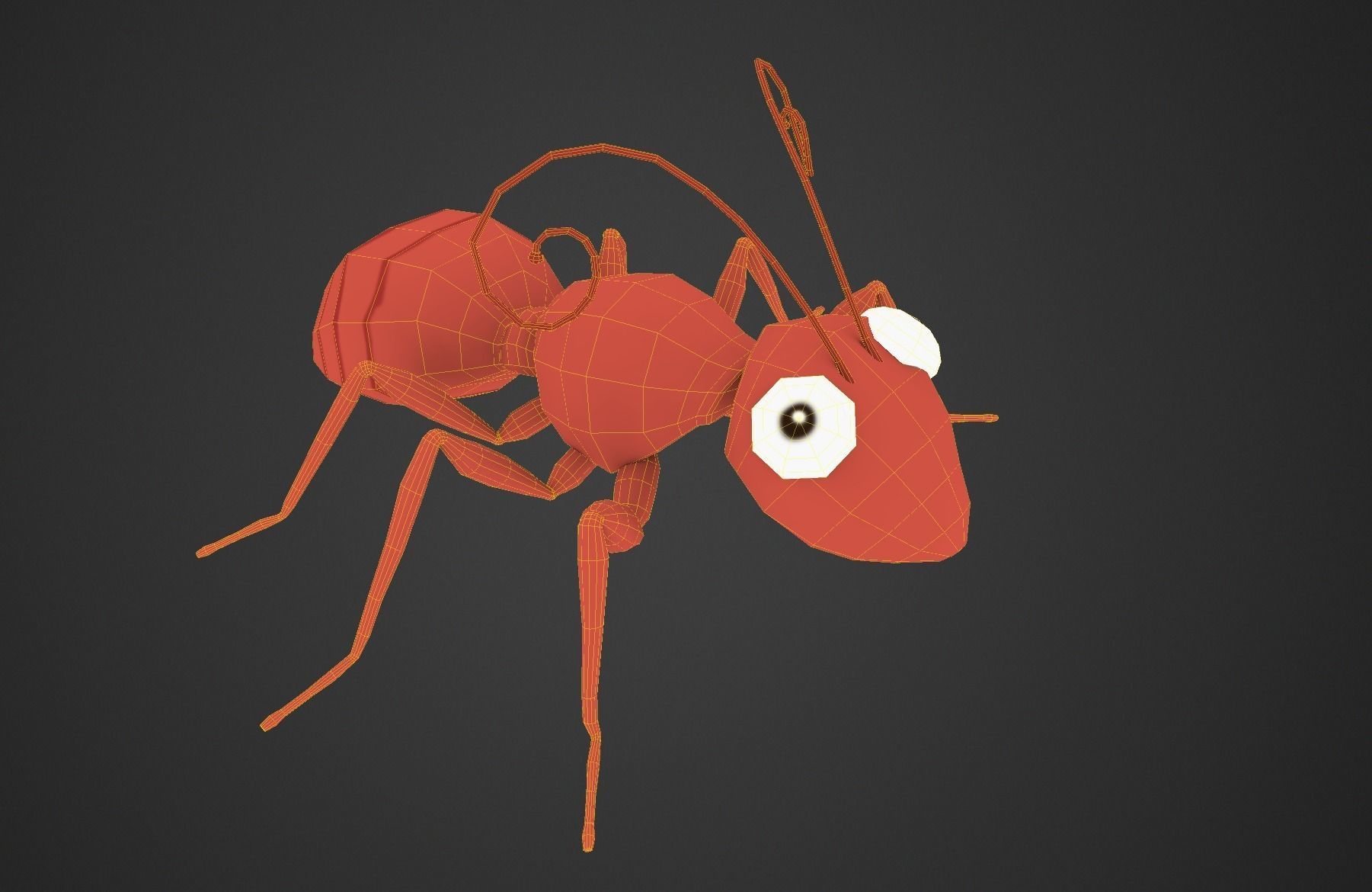 Cartoon Ant Rigged free 3D model rigged | CGTrader