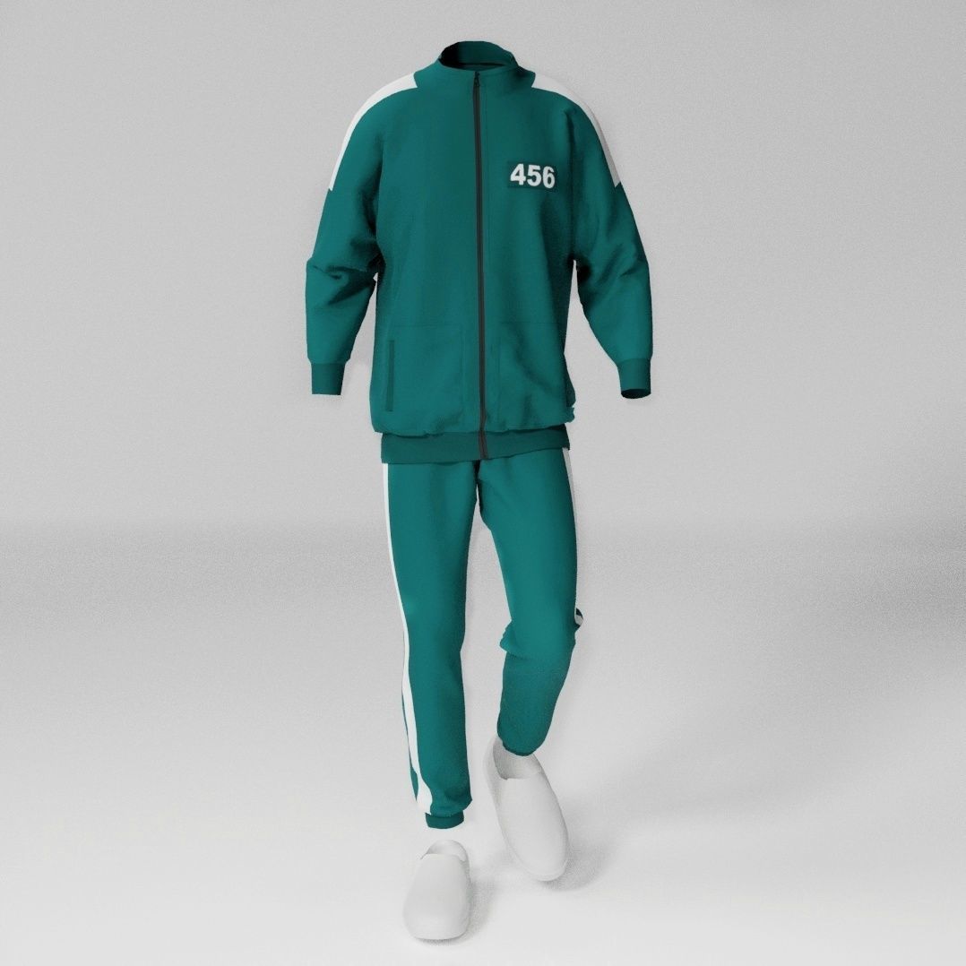 3D model Squid game players uniform VR / AR / low-poly | CGTrader