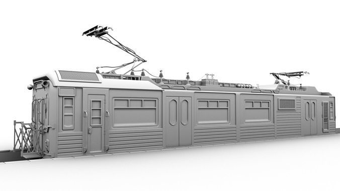 train car 3D model | CGTrader