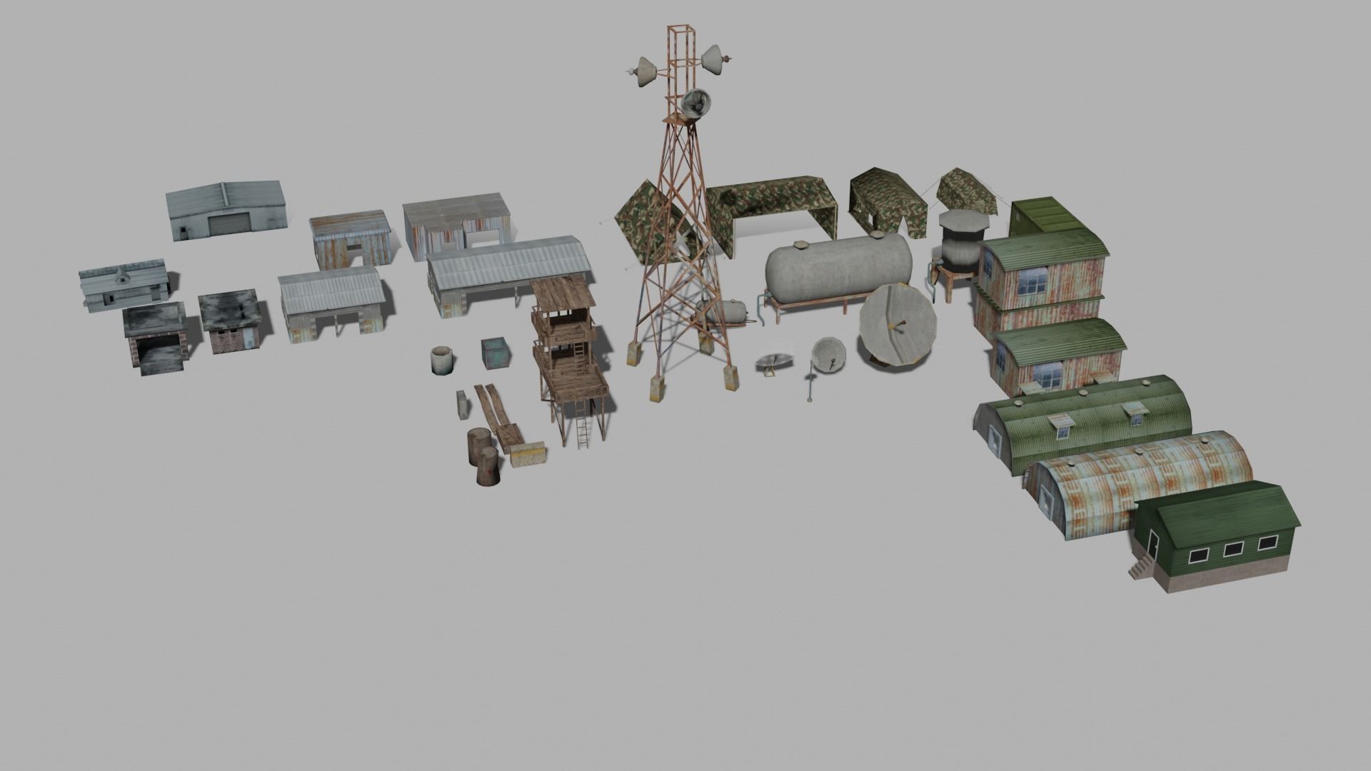 3D model Army Camp VR / AR / low-poly | CGTrader