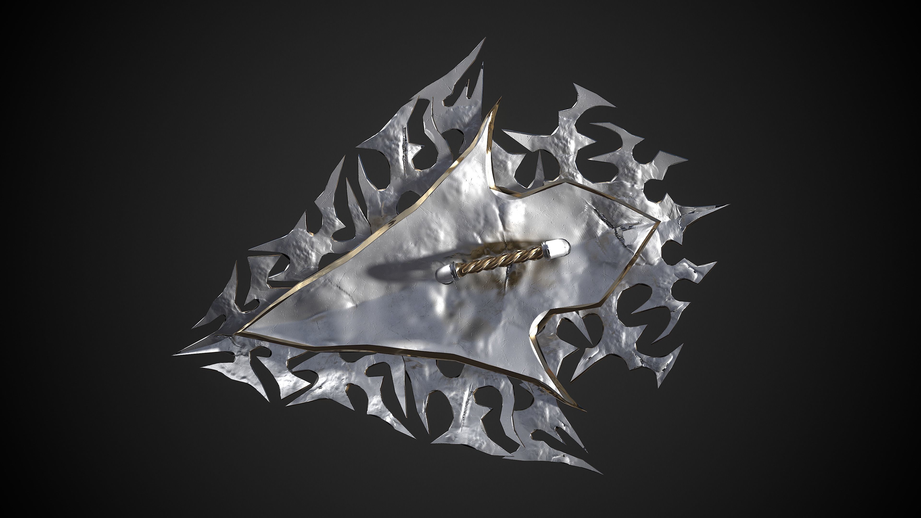 3D model Dark fantasy knight - Game Ready VR / AR / low-poly rigged ...