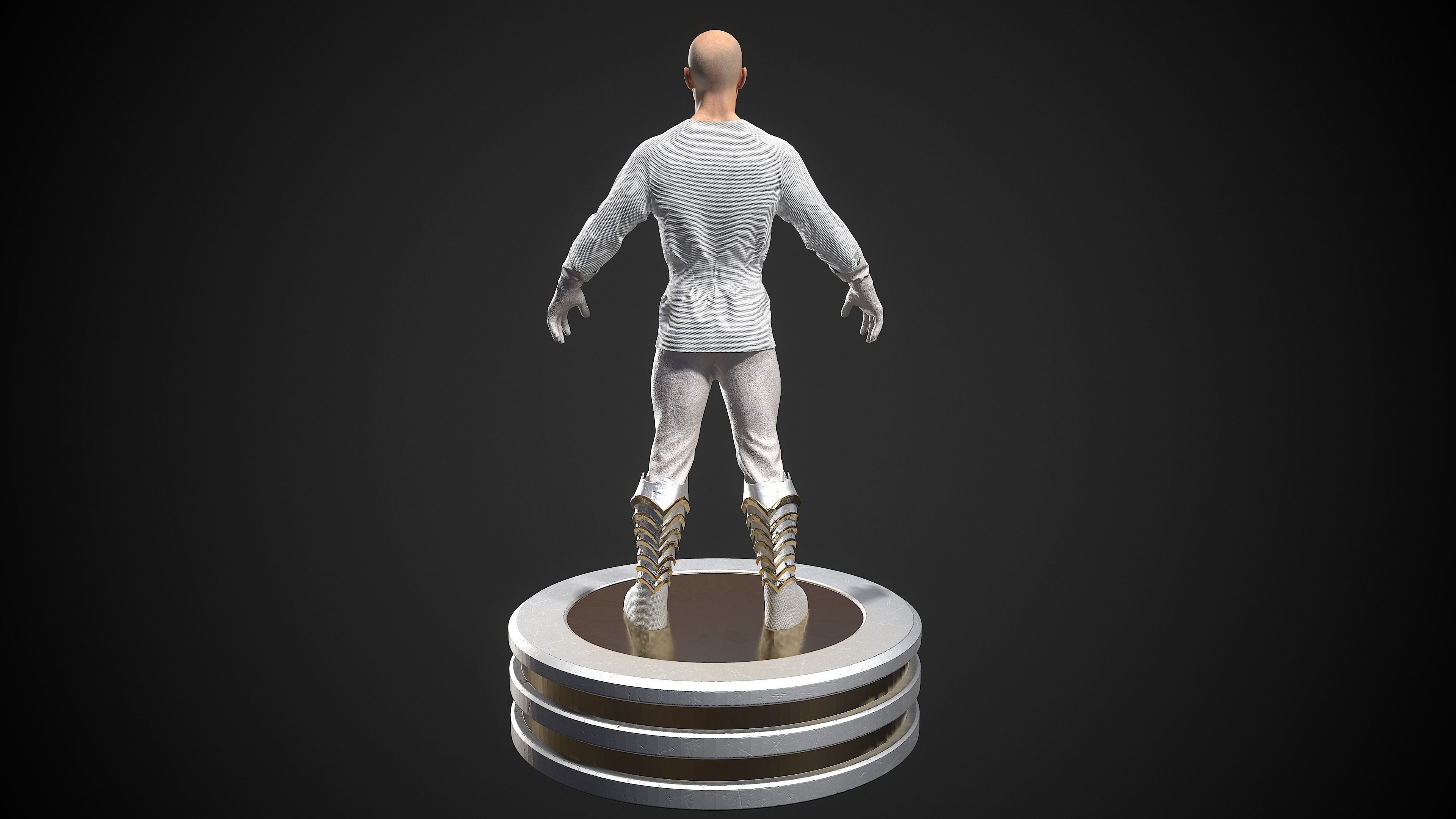 3D model Dark fantasy knight - Game Ready VR / AR / low-poly rigged ...