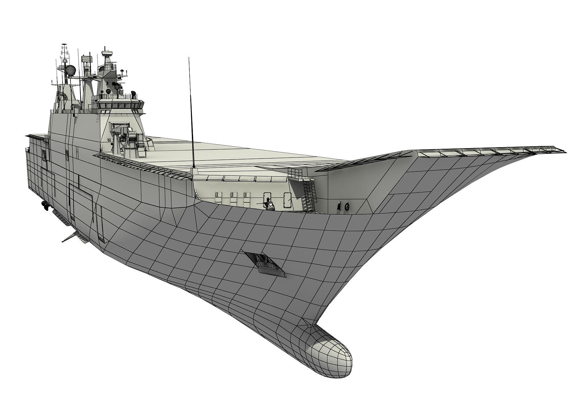 HMAS CANBERRA AUSTRALIAN LHD 3D model | CGTrader