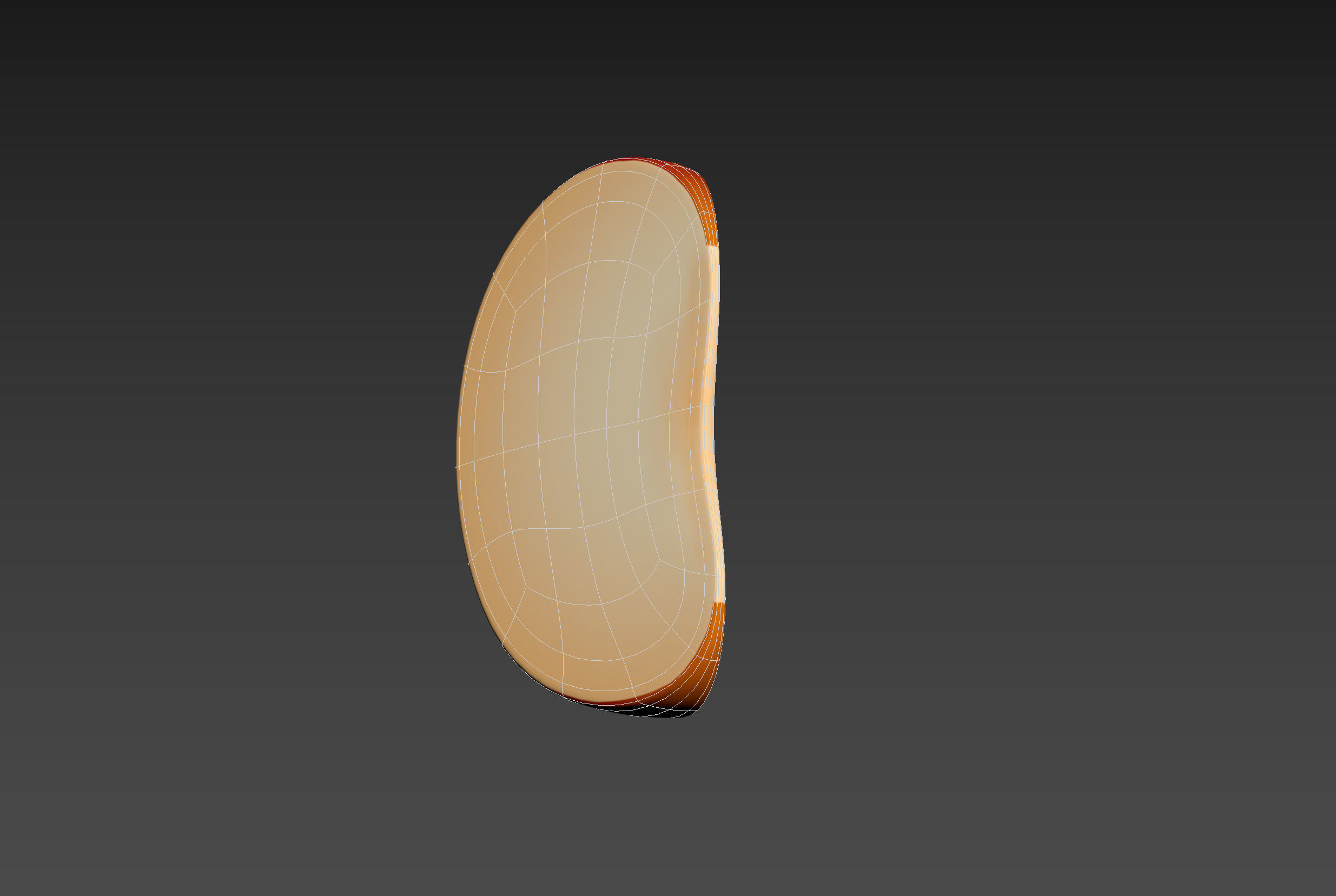 3D model Apple Slice VR / AR / low-poly | CGTrader