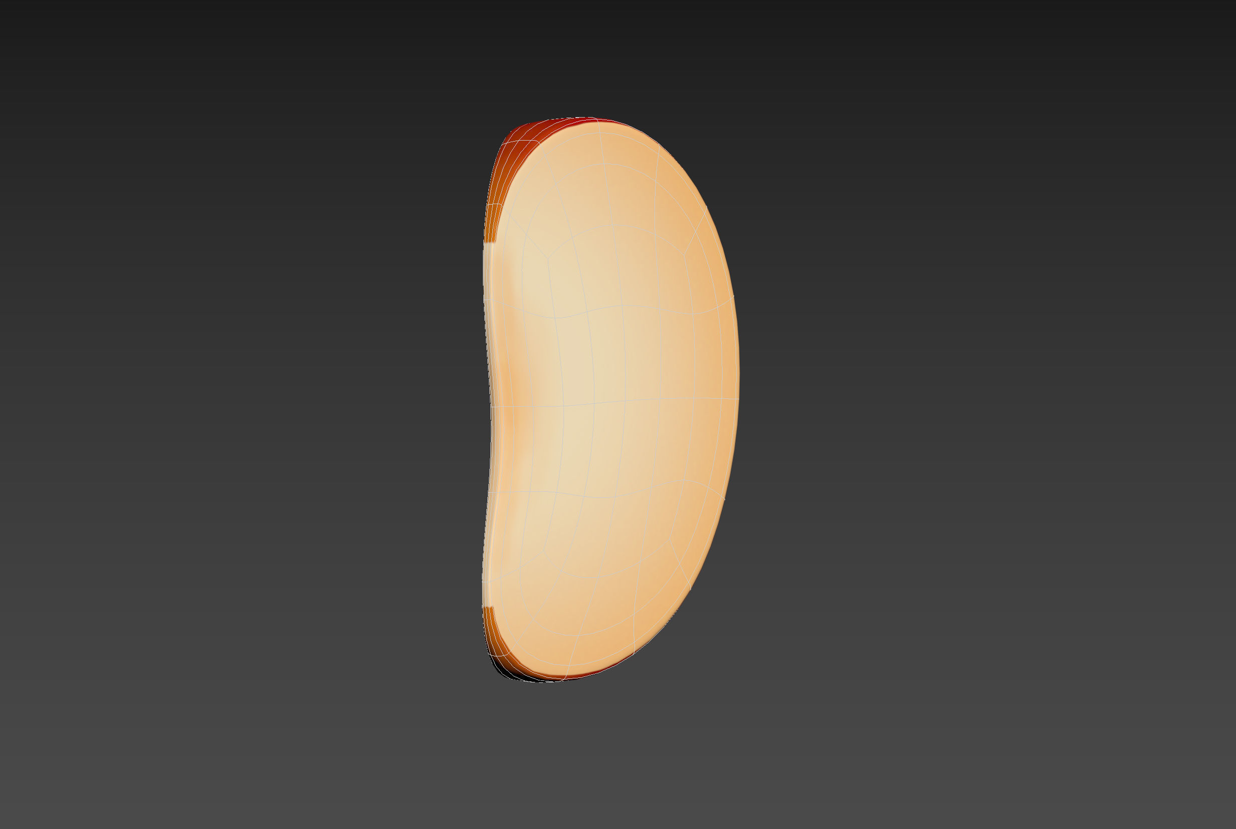 3D model Apple Slice VR / AR / low-poly | CGTrader