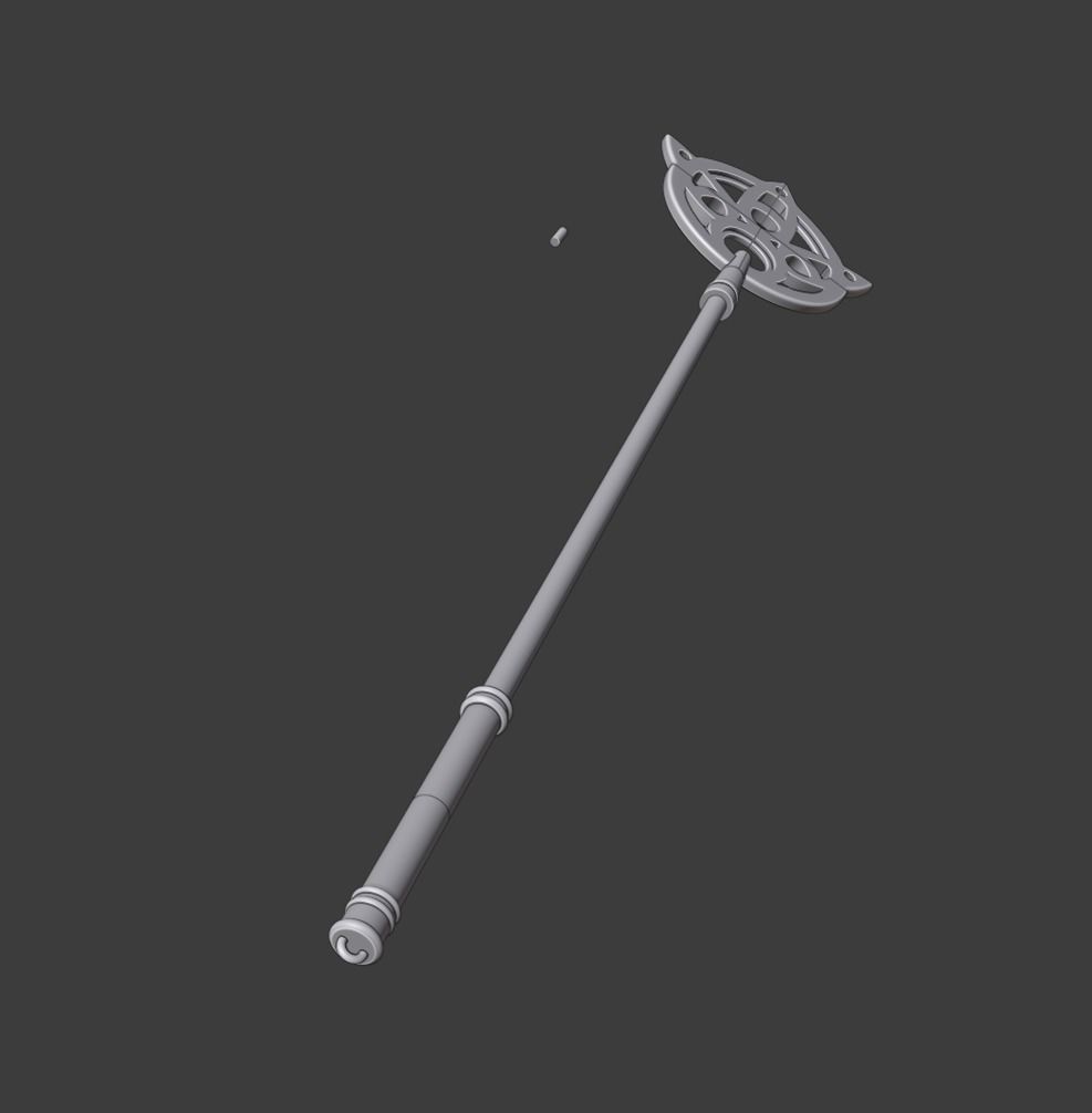 Staff Of Yuna - Final Fantasy 10 - FFX 3D model 3D printable | CGTrader