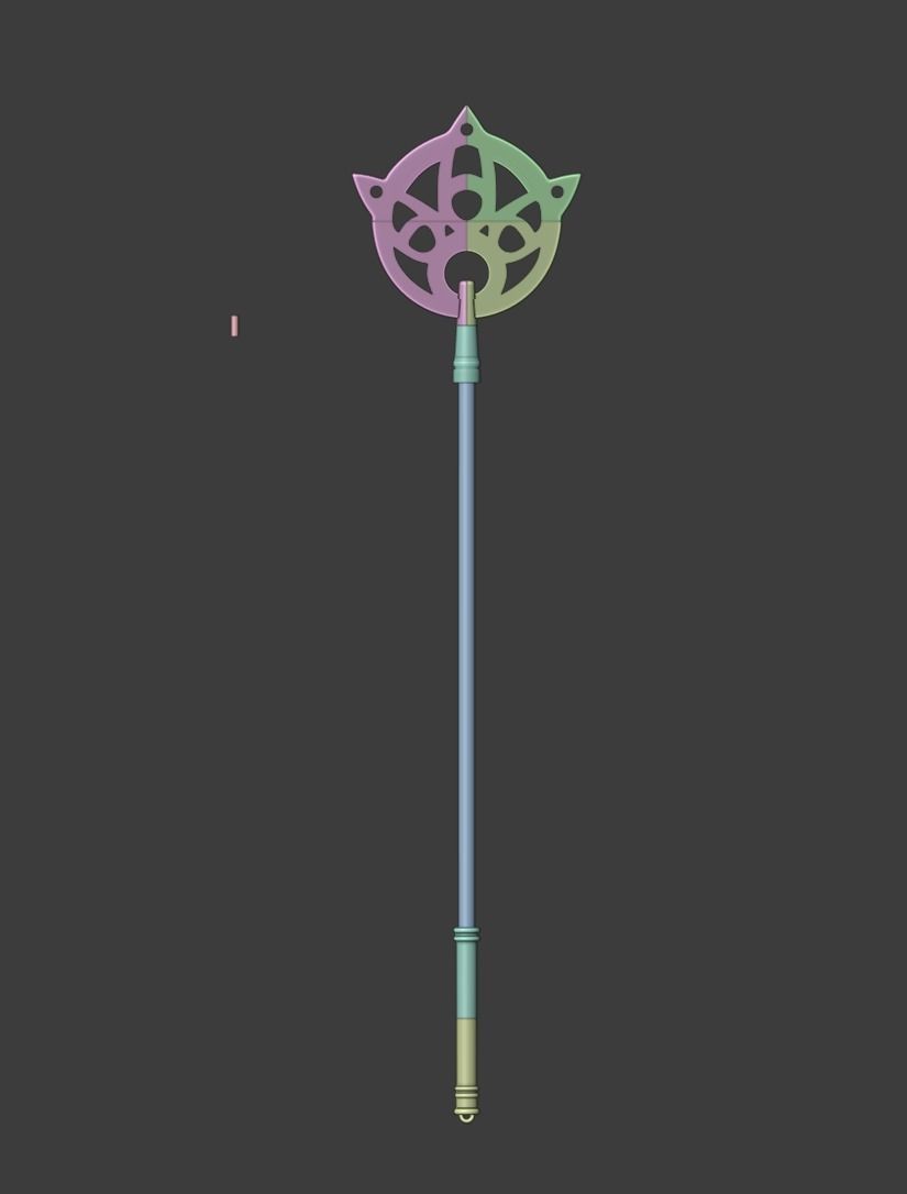 Staff Of Yuna - Final Fantasy 10 - FFX 3D model 3D printable | CGTrader