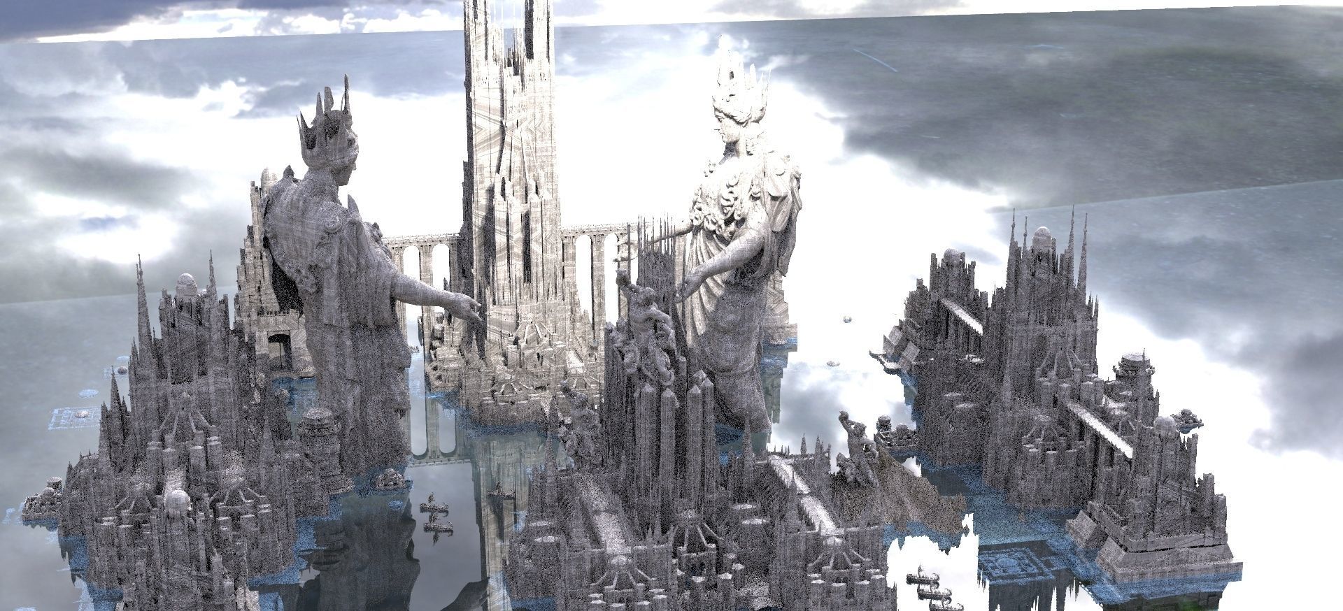 Mount Olympus The Great City of Olympians 3D model | CGTrader