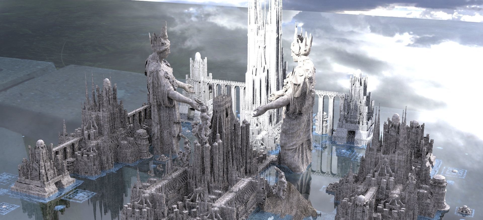 Mount Olympus The Great City of Olympians 3D model | CGTrader