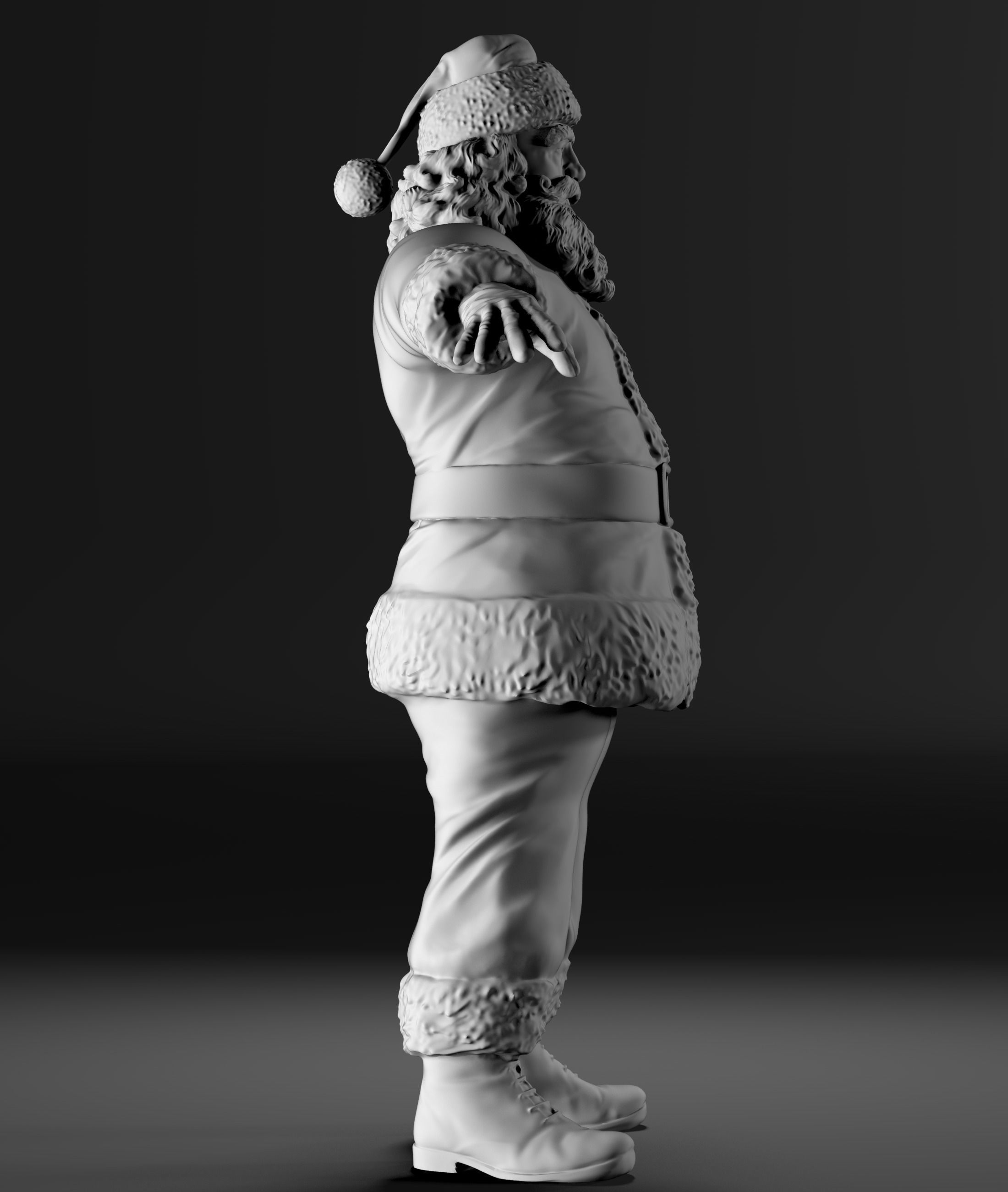 3D model Santa Claus - low to high res VR / AR / low-poly | CGTrader