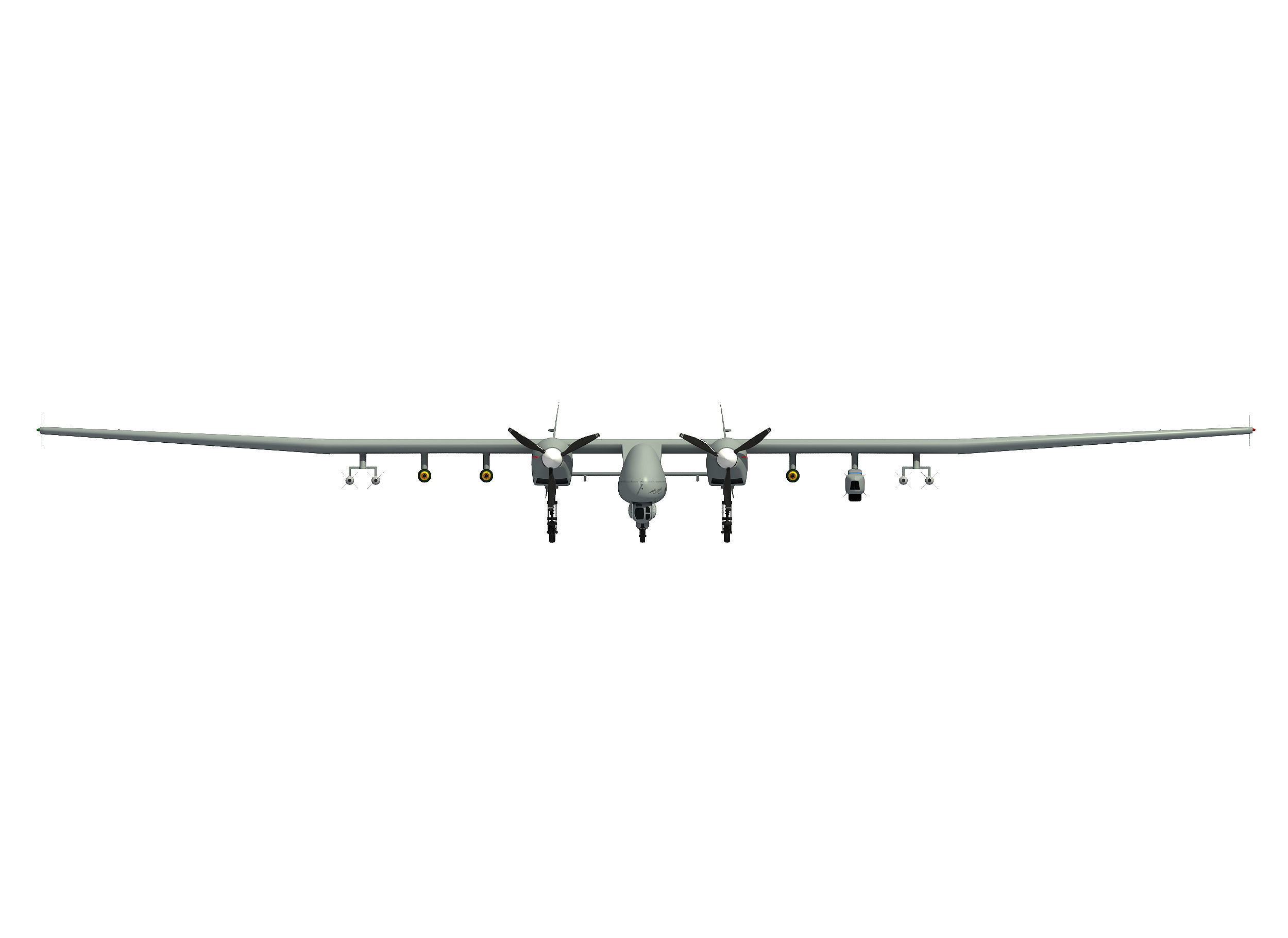 AKSUNGUR UAV ANKA-2 3D model | CGTrader