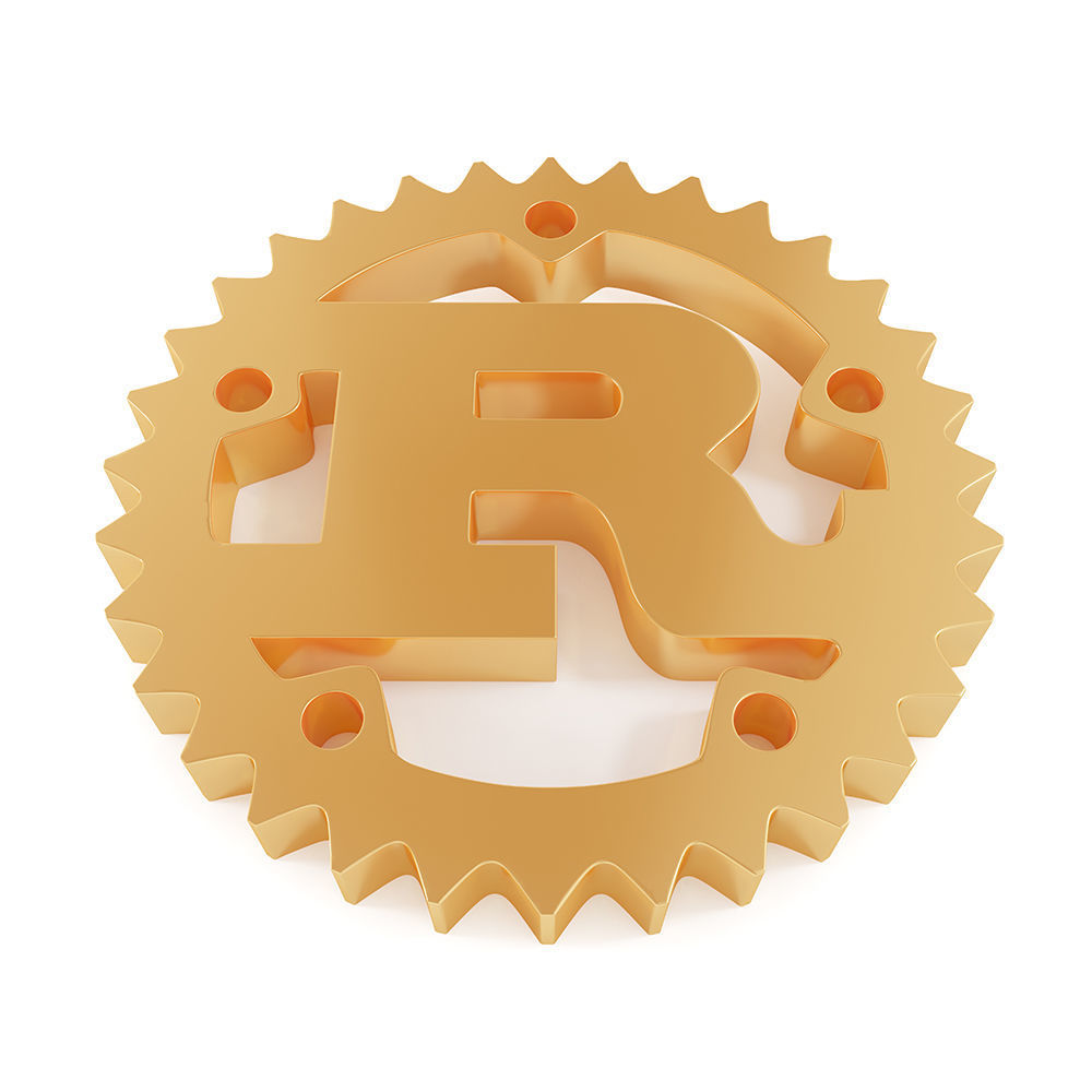 Rust logo 3D model | CGTrader
