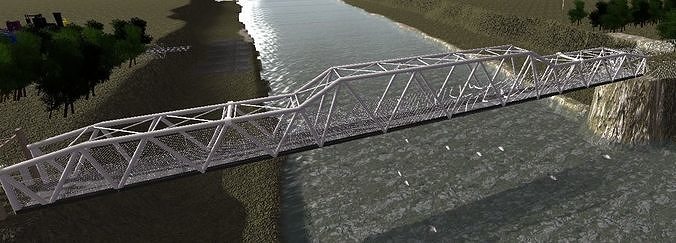 3D model Metal Bridge VR / AR / low-poly | CGTrader