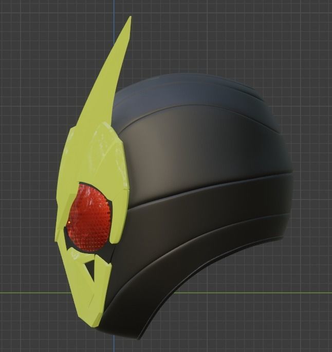 Kamen Rider Zero One 01 3D printable helmet 3D model 3D printable ...