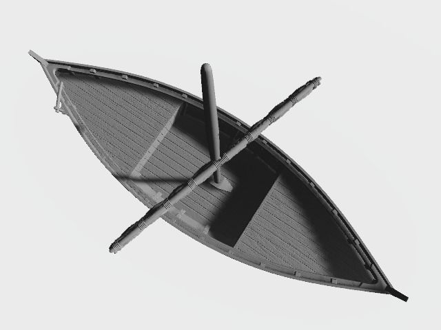 Medieval ship of the Knarr type 3D model 3D printable | CGTrader