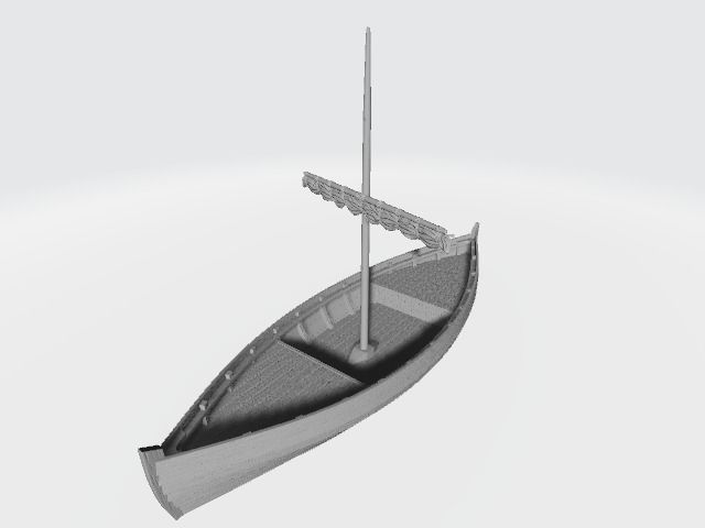Medieval ship of the Knarr type 3D model 3D printable | CGTrader