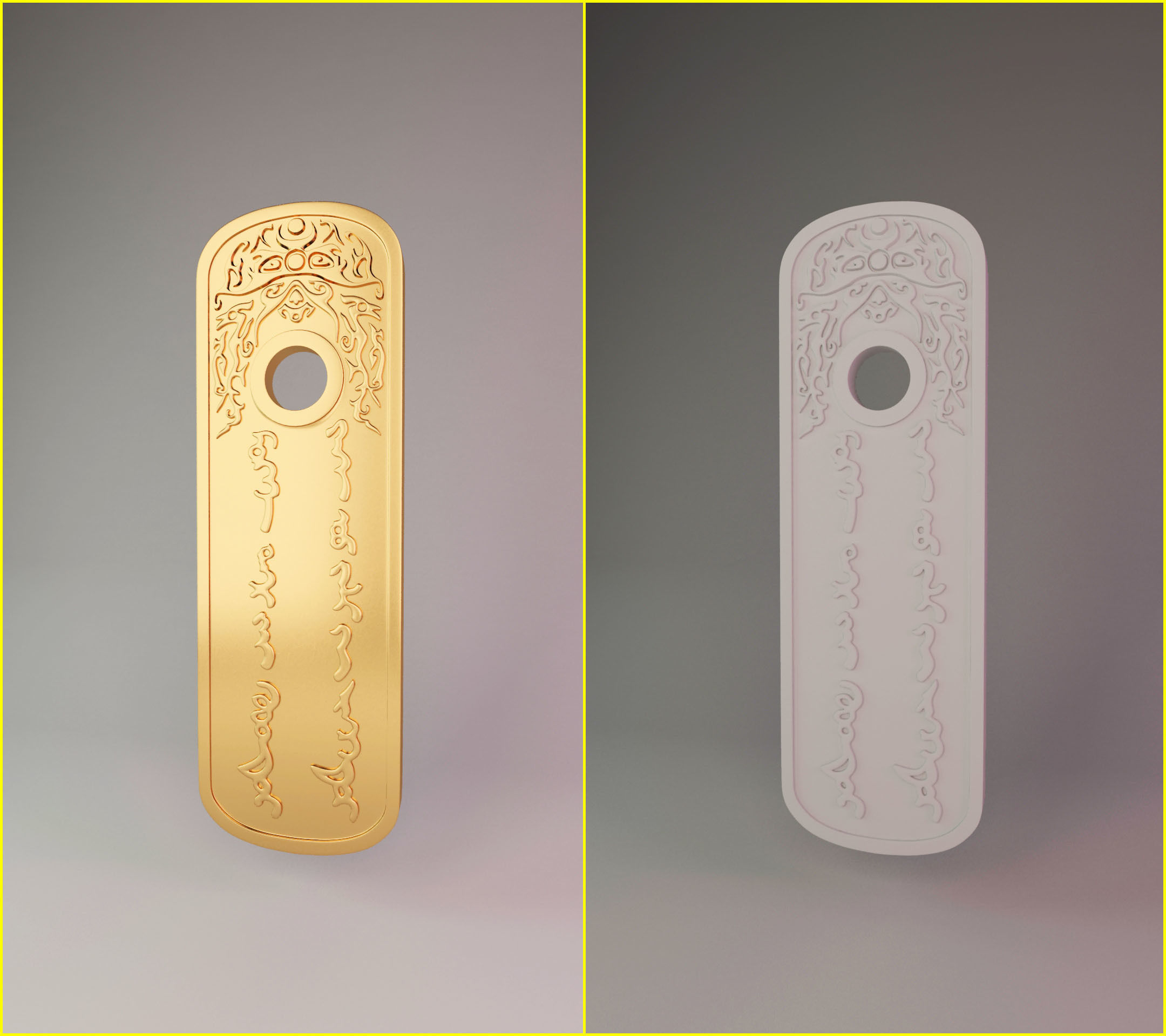 3D model Gerege cell phone with design VR / AR / low-poly | CGTrader