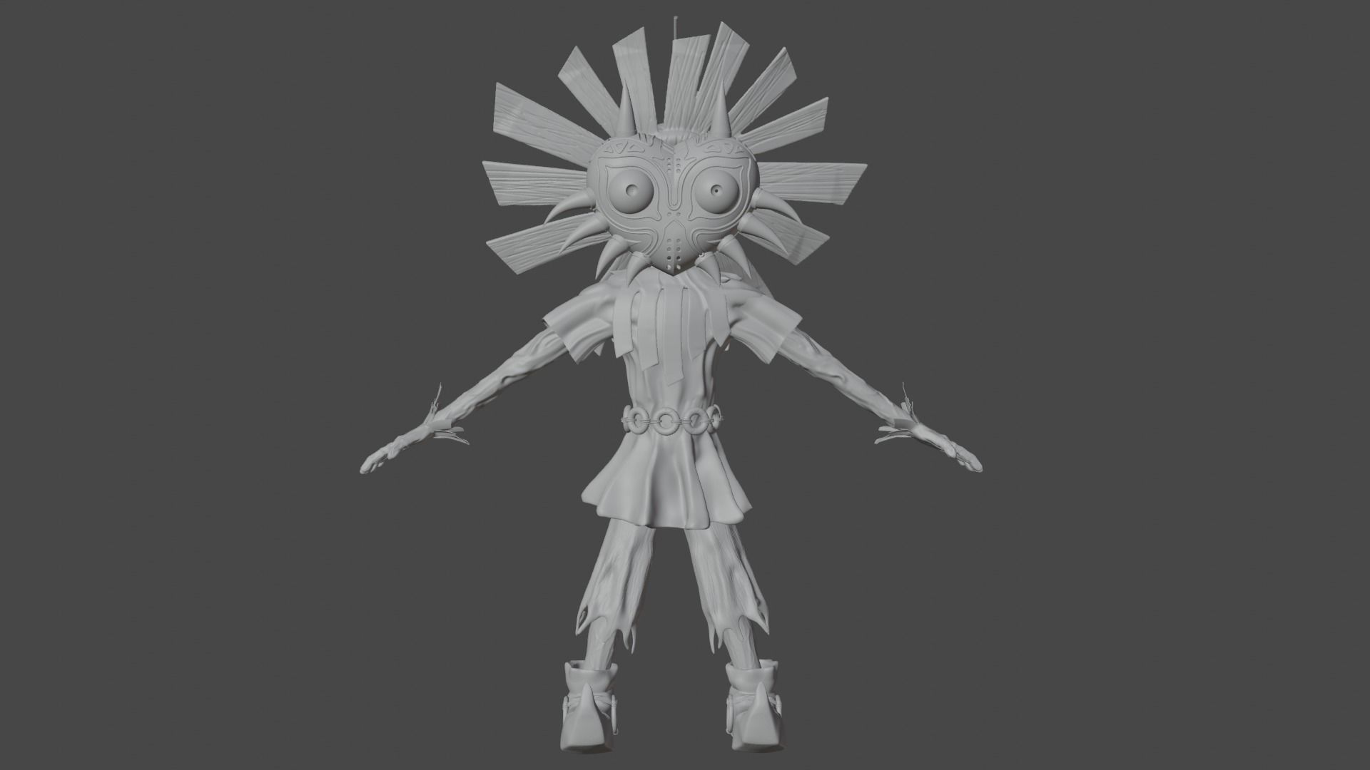 Majoras Mask skull kid 3D model 3D printable | CGTrader