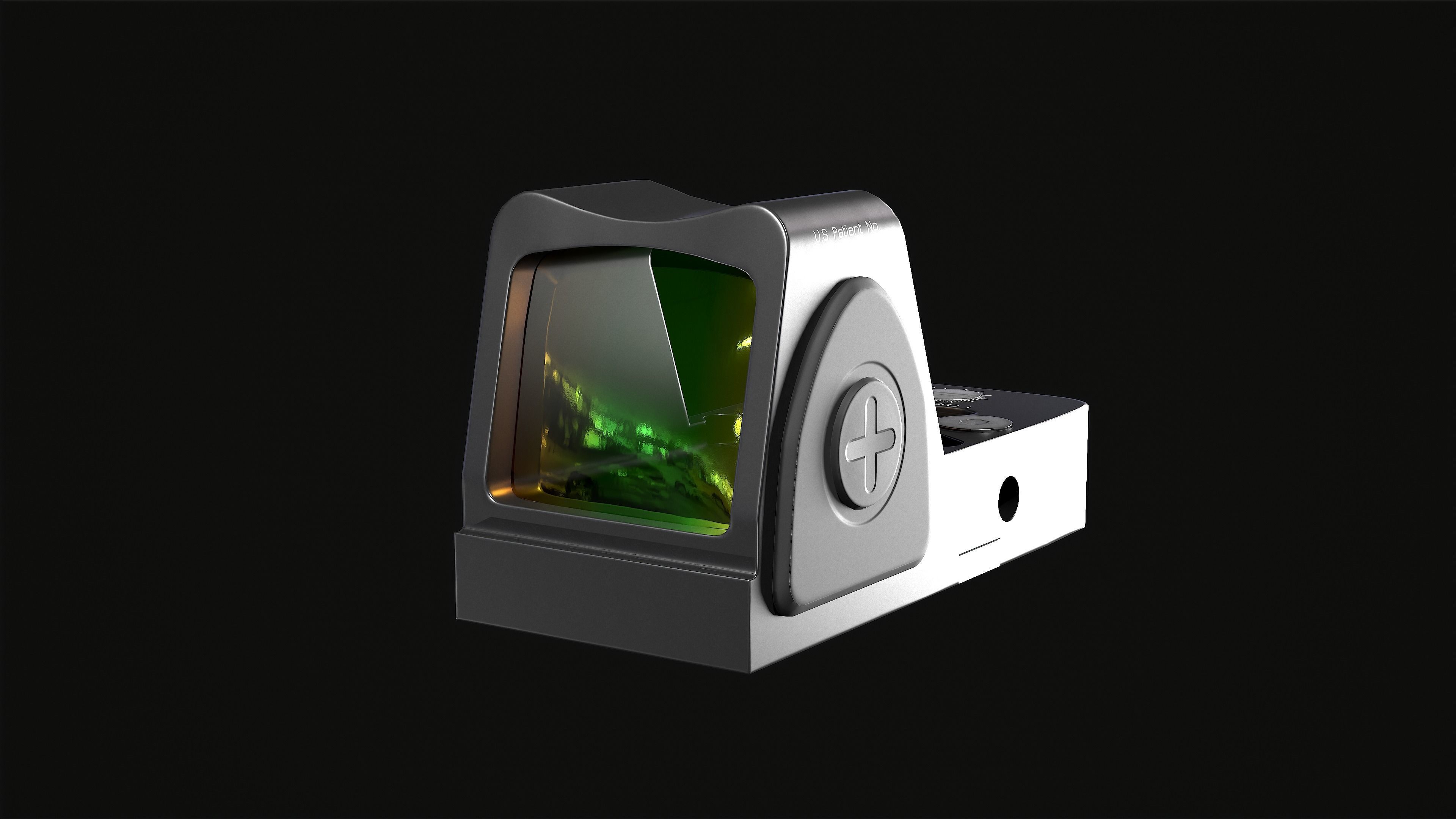 3D model Trijicon Reflex Sight PBR Game Ready VR / AR / low-poly | CGTrader