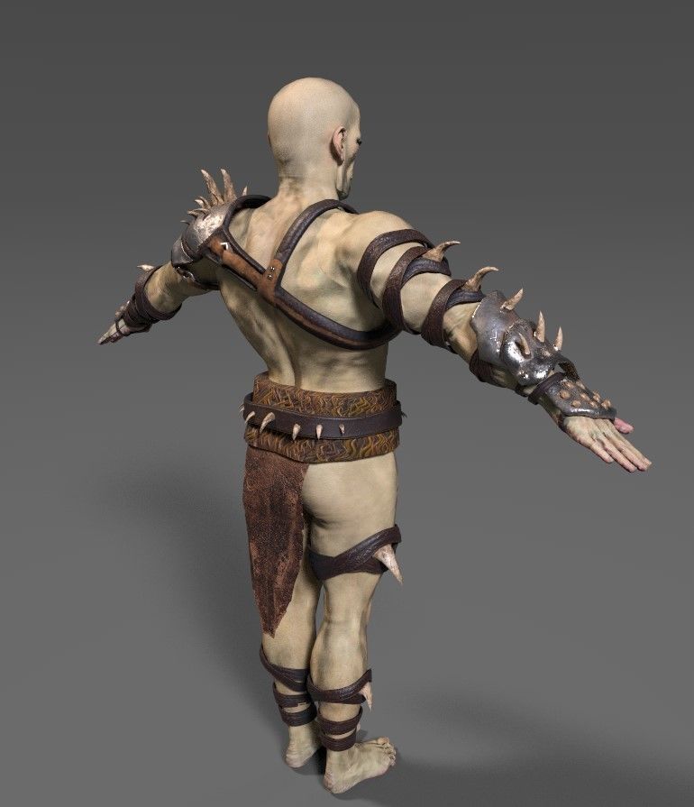 3D model Mull Warrior VR / AR / low-poly | CGTrader