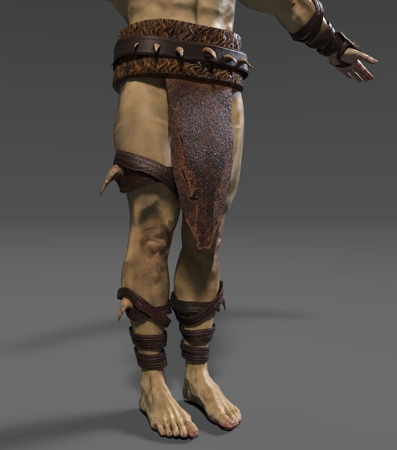 3D model Mull Warrior VR / AR / low-poly | CGTrader