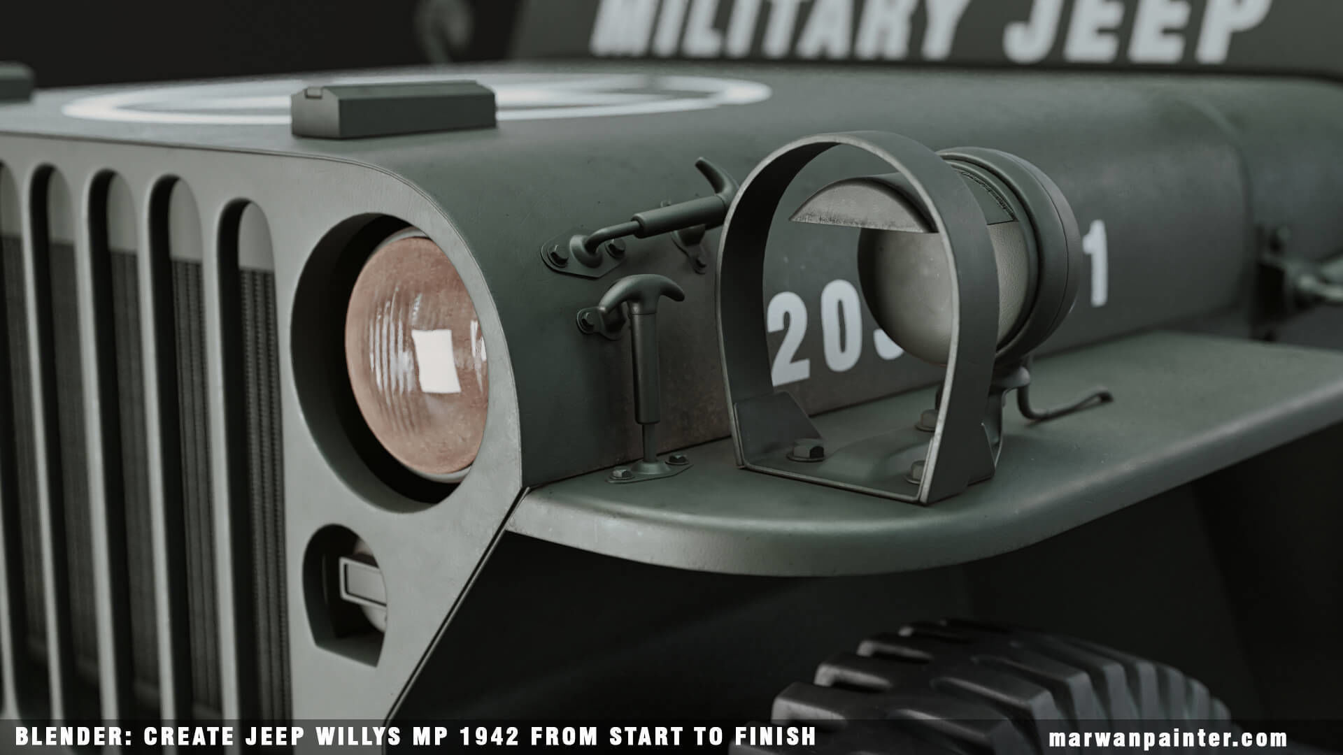 Jeep Willys MB 1942 3D model | CGTrader