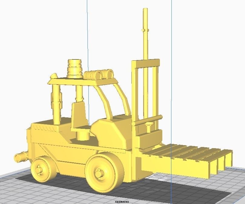 Wooden loader 3D model 3D printable | CGTrader