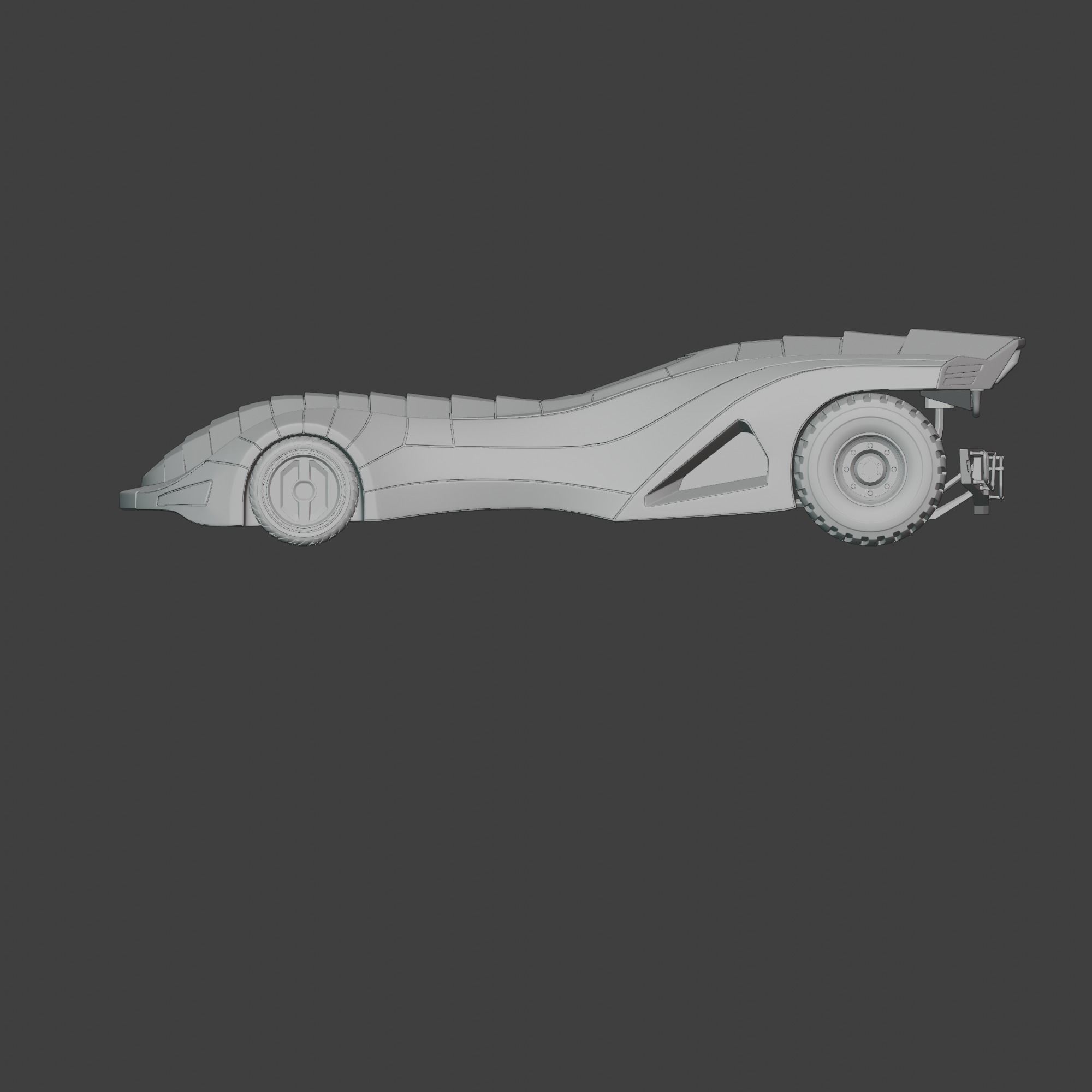 Batmobile batman car 3D model rigged | CGTrader