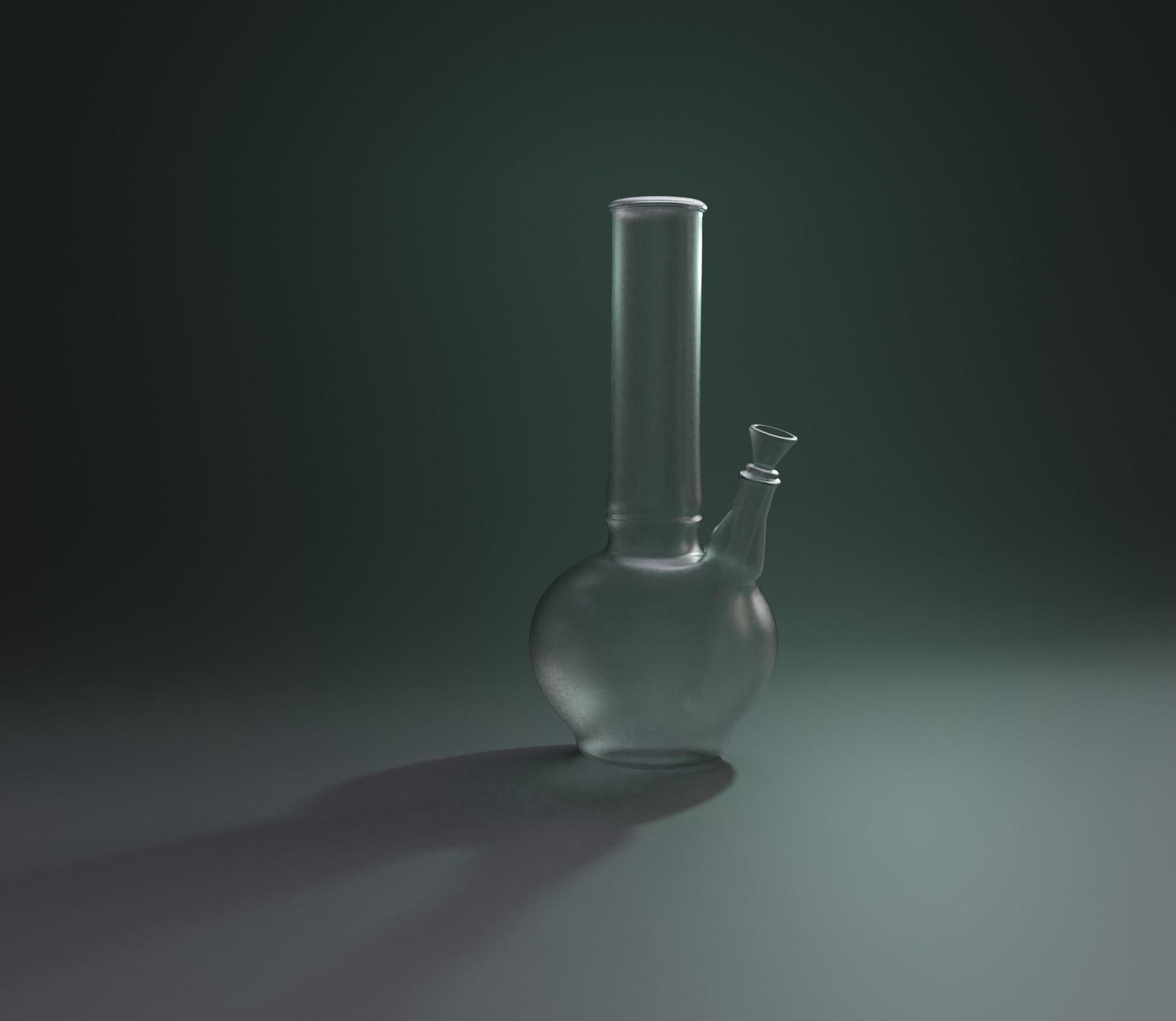 3D model Bong glass pipe VR / AR / low-poly | CGTrader