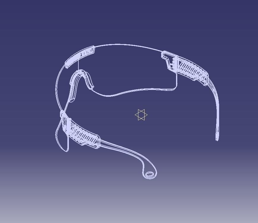 Pit Viper Sun-glass 3D model 3D printable | CGTrader