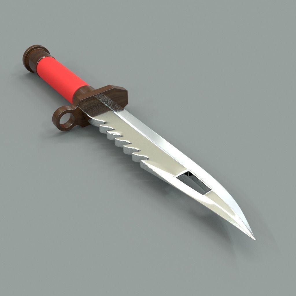 Knife lego 3D model | CGTrader