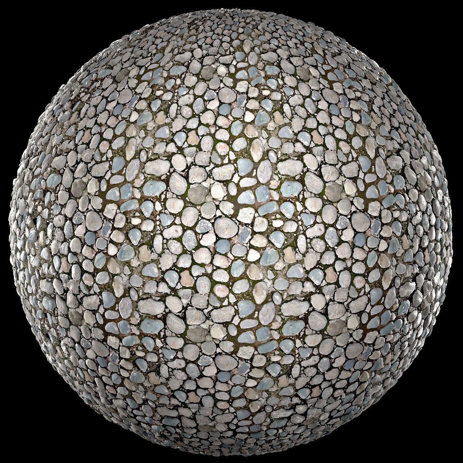 Paving stone road 4k metal roughness Texture | CGTrader