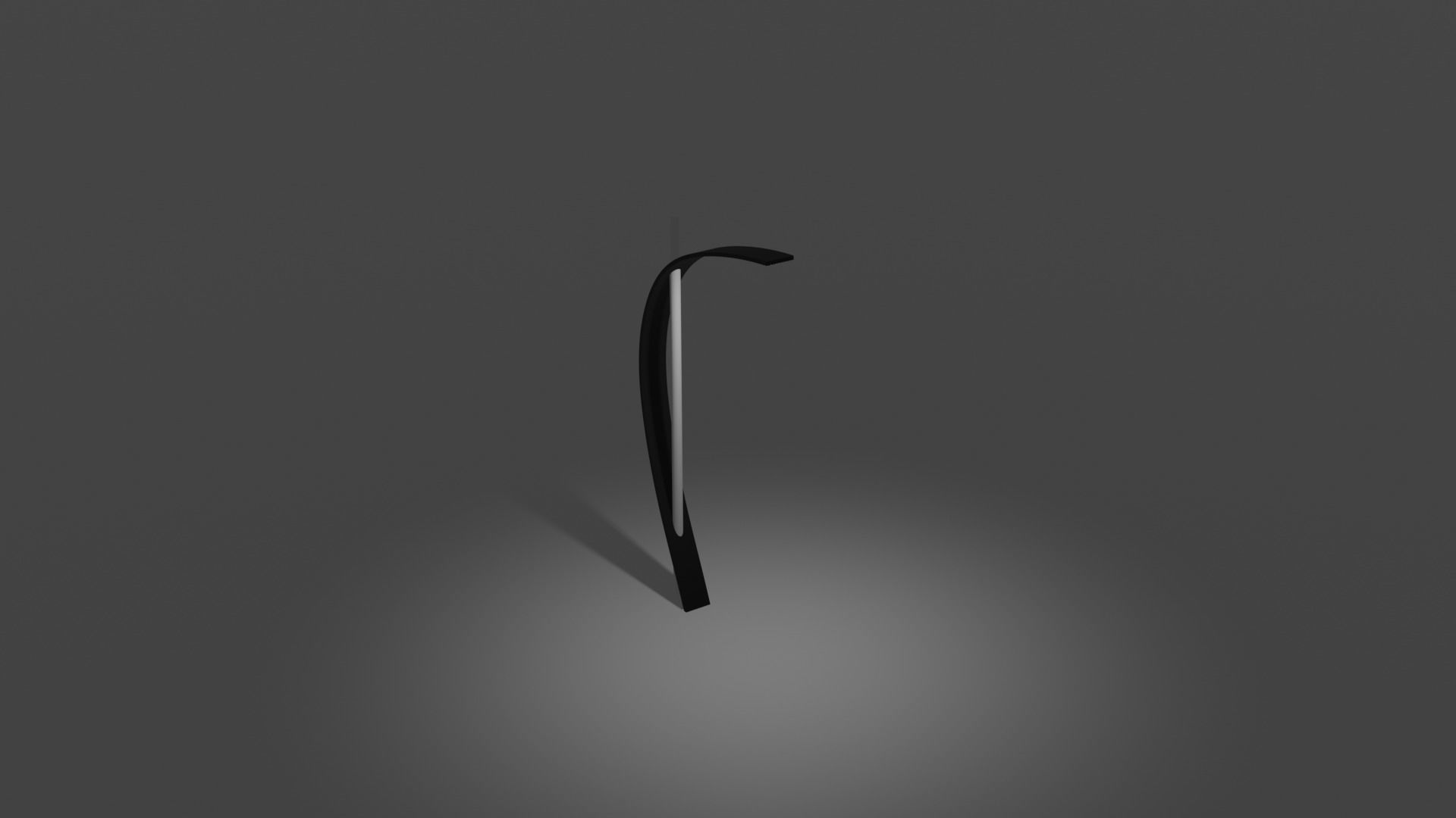 futuristic looking lamp post V2 3D model | CGTrader