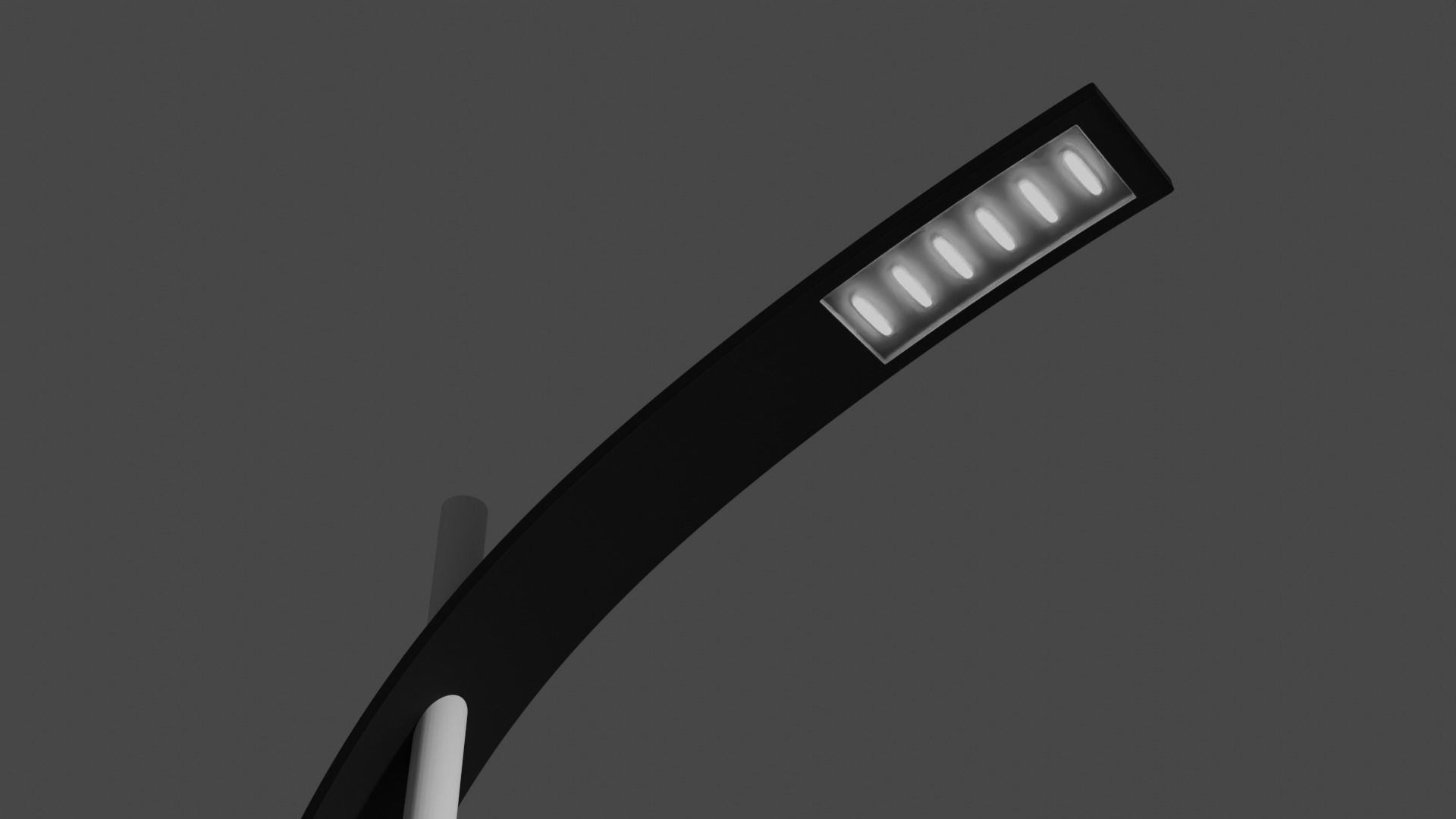 futuristic looking lamp post V2 3D model | CGTrader