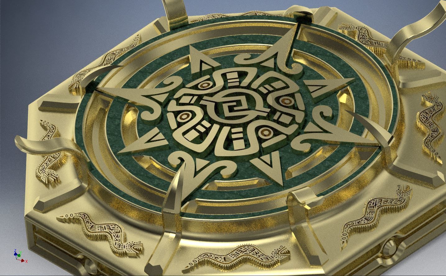 INCA PEDESTAL AND TOTEM 3D model 3D printable | CGTrader