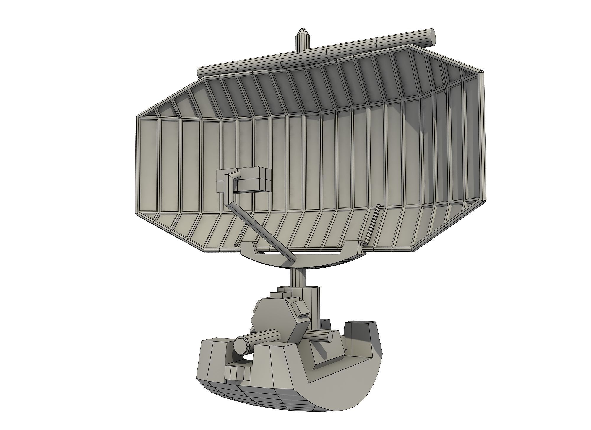 NAVAL SENSORS AND RADARS 3D model | CGTrader