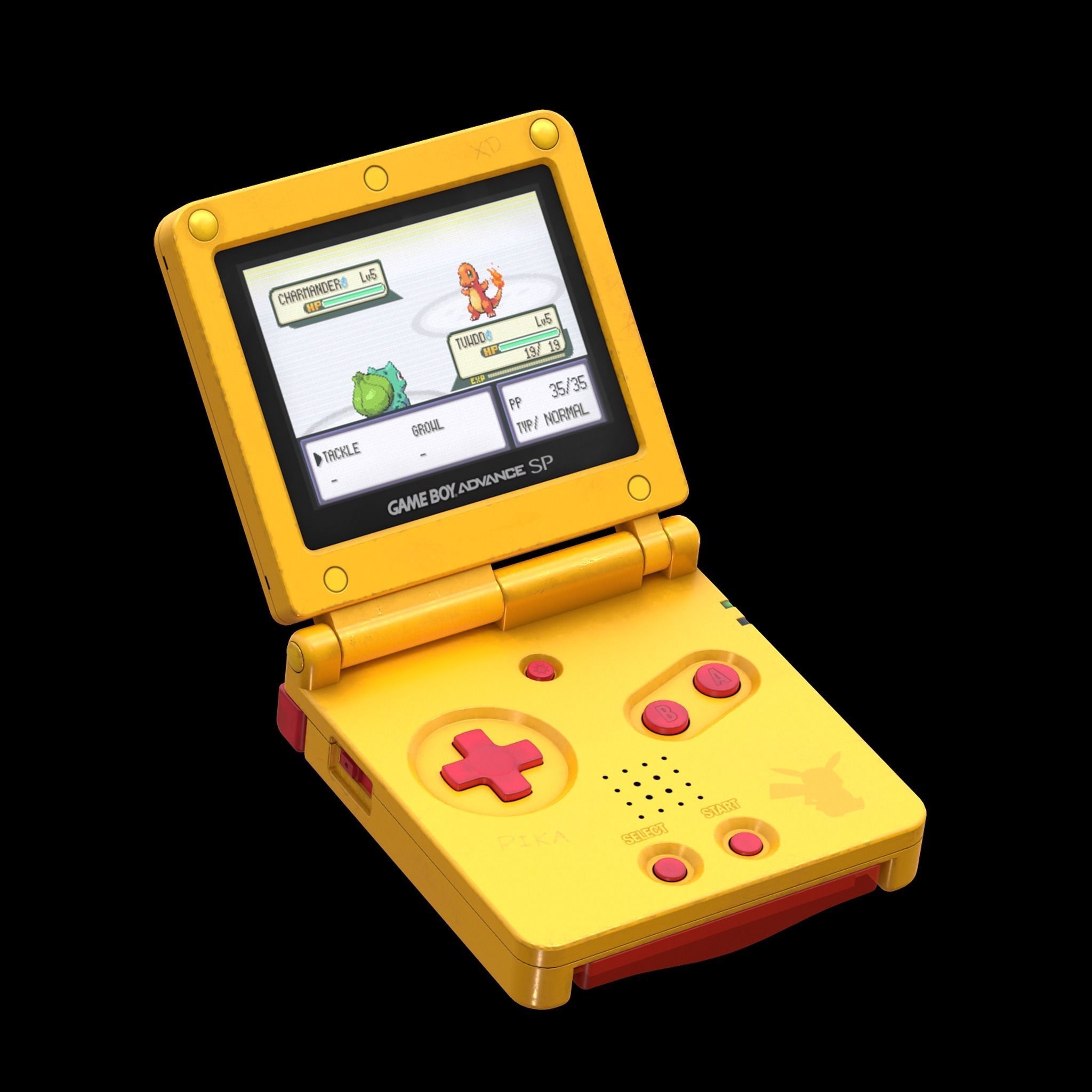 3D Model Collection Gameboy Advance SP Pack VR / AR / low-poly | CGTrader