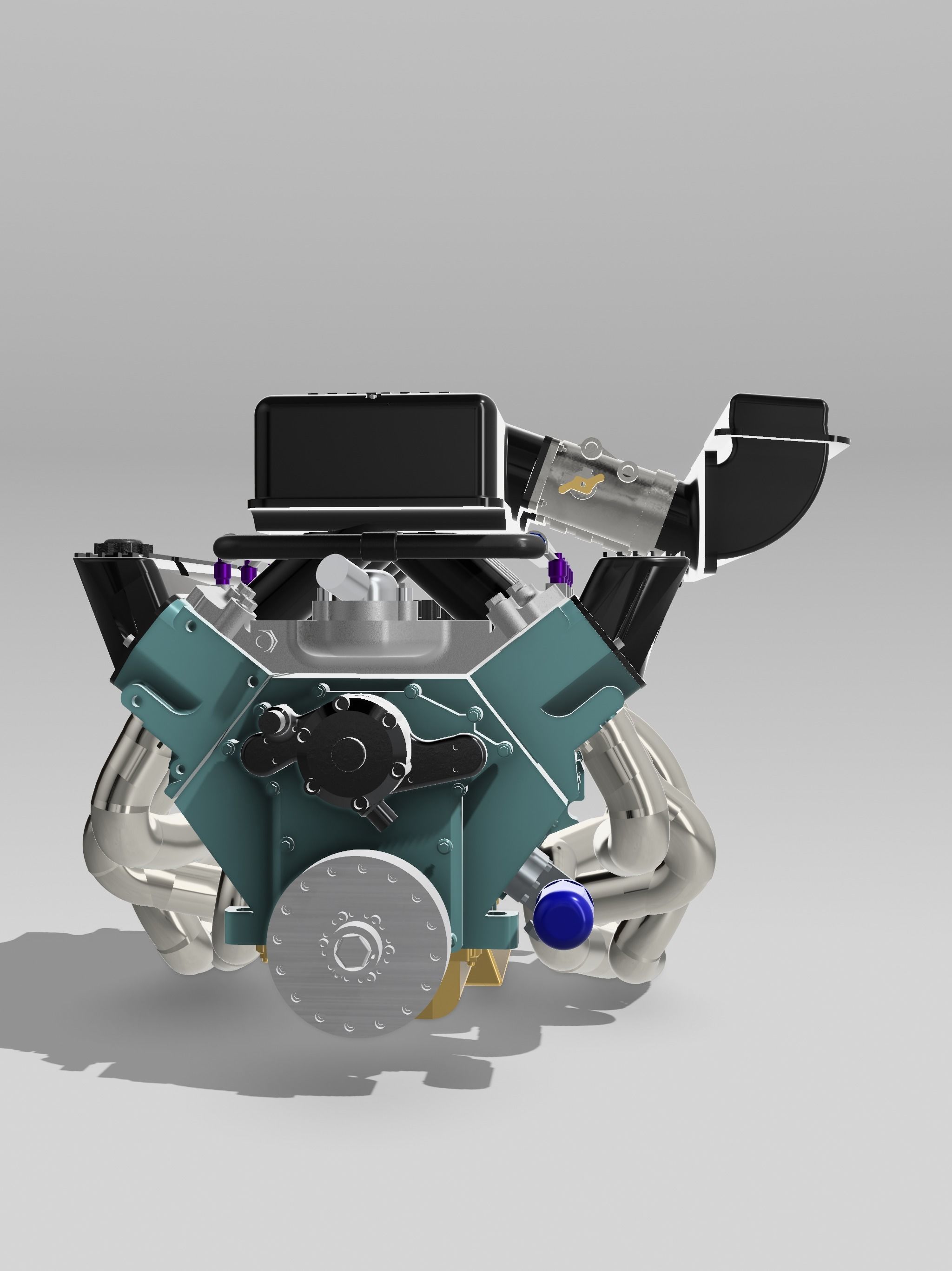 Holden Group A Walkinshaw 304 V8 Engine Commodore VL 3D model 3D ...