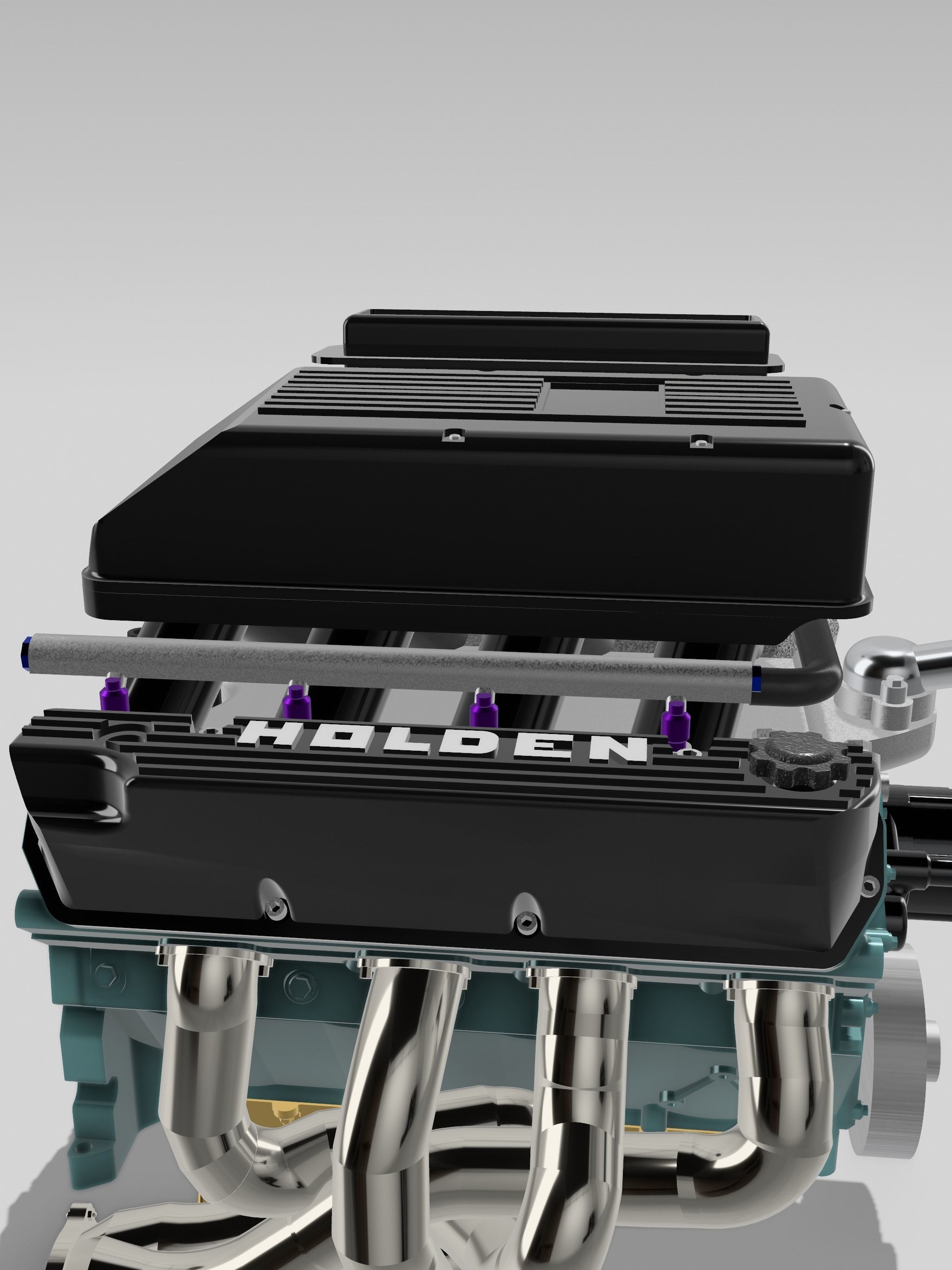 Holden Group A Walkinshaw 304 V8 Engine Commodore VL 3D model 3D ...