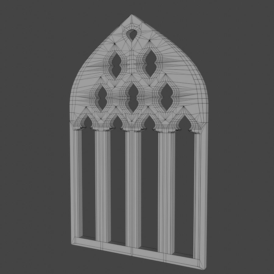 Medieval Window Design free VR / AR / low-poly 3D model | CGTrader
