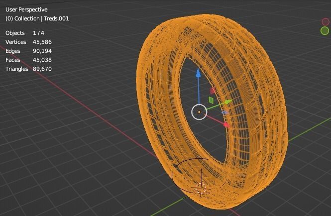 Car Tire Textured 3D model | CGTrader