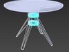 ROUND COFFEE KITCHEN TABLE BASE - BALASAGUN LAGARI TABLE BASE free 3D ...