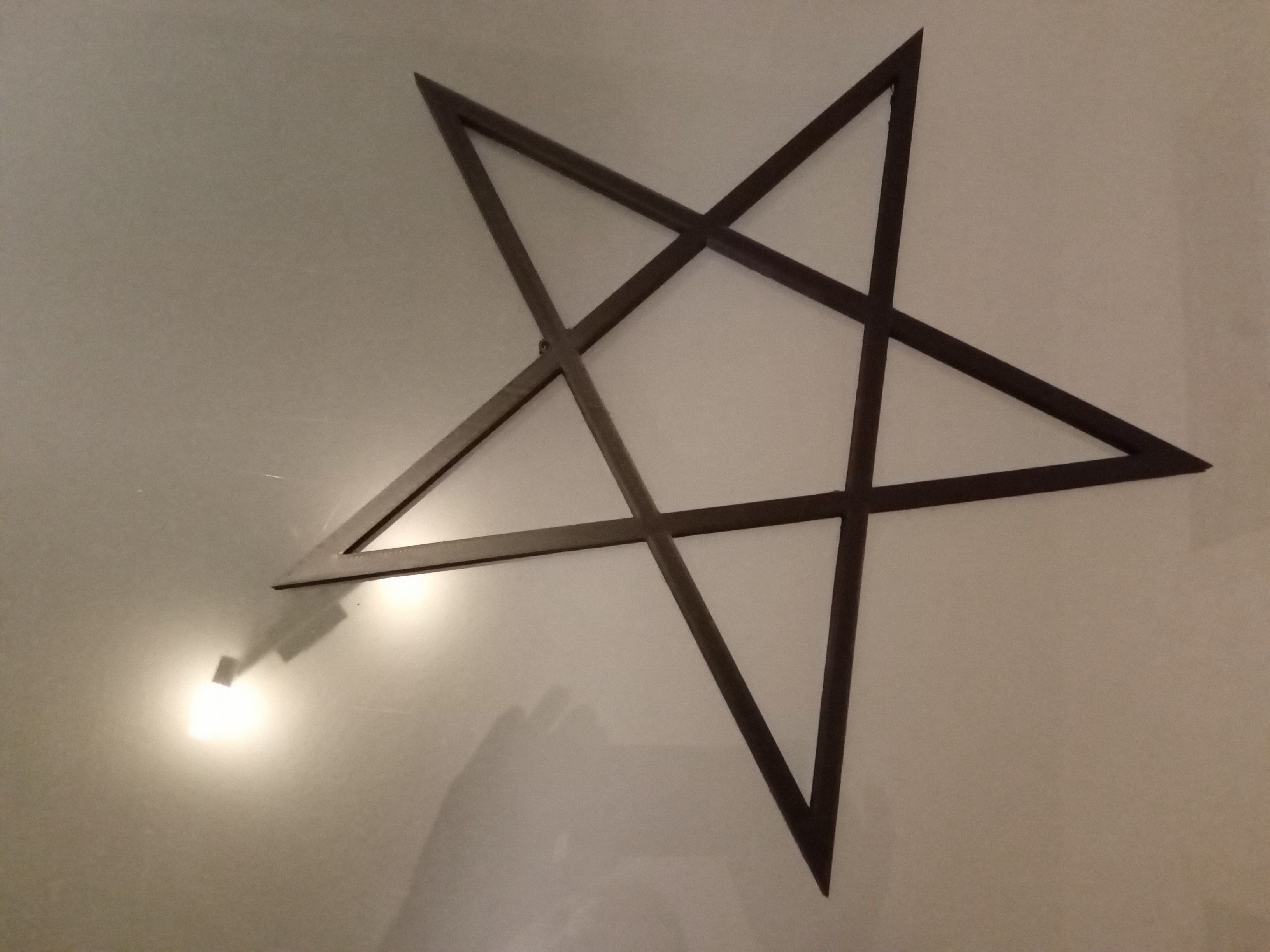Very nice large pentagram 3D model 3D printable | CGTrader
