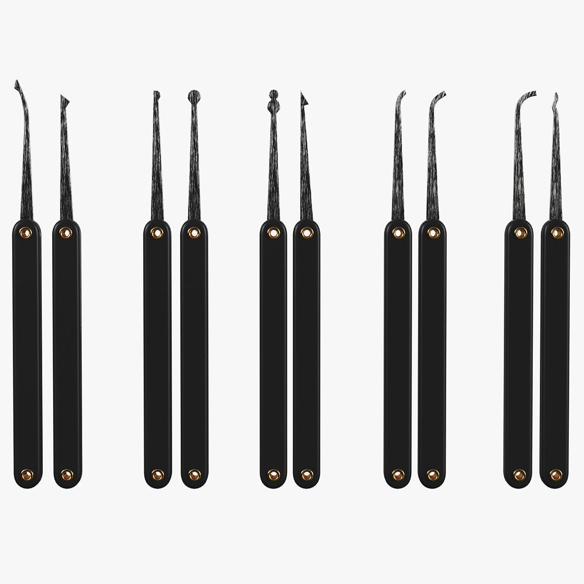 Lockpicks set 3D model | CGTrader