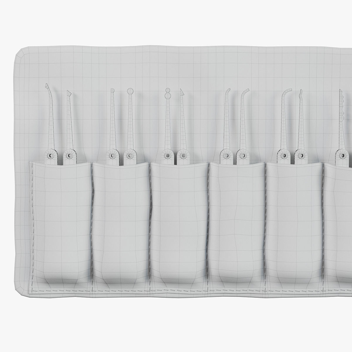 Lockpicks set 3D model | CGTrader